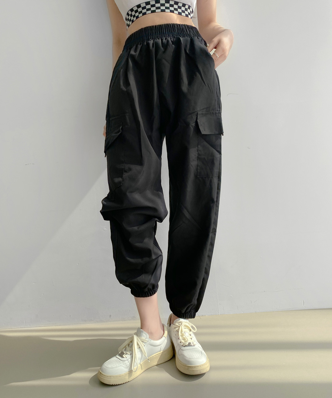 [made/휴가룩] 스트릿 카고밴딩 조거팬츠_4color