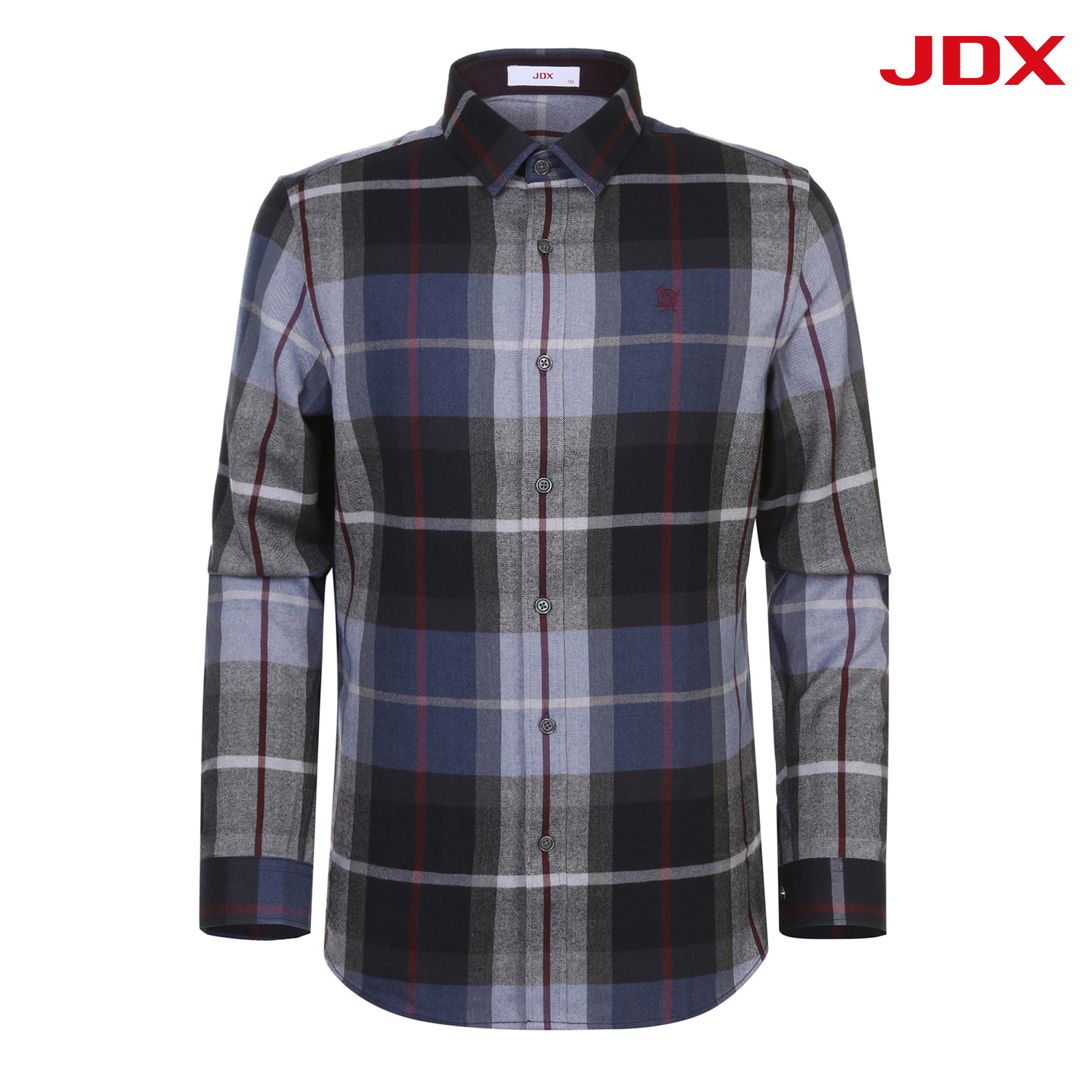 포스티 Jdx 남성 레이온 혼방 선염 체크 셔츠x2rfwsm02dn