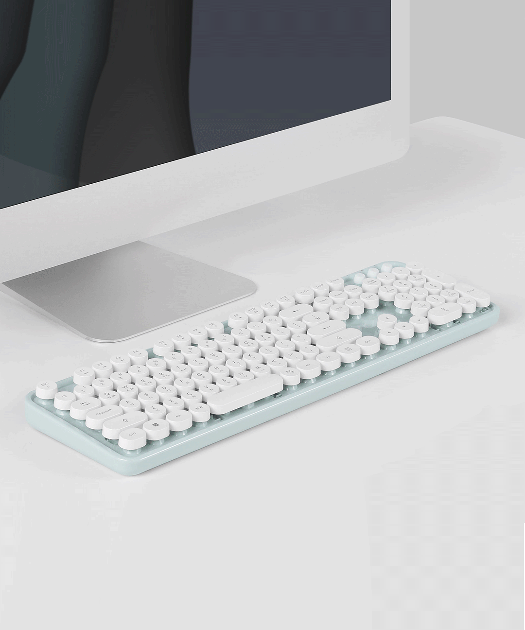 레트로 멤브레인 무선 키보드 KBD-48