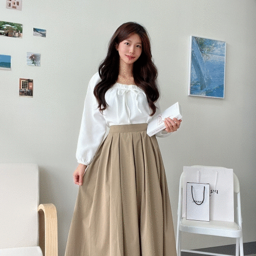 🧡포근🧡 웜코튼 핀턱 플리츠 롱스커트 플리츠스커트카고스커트청치마플레어스커트핀턱스커트a라인스커트샤스커트밴딩스커트머메이드스커트청치마하객룩코튼스커트출근룩