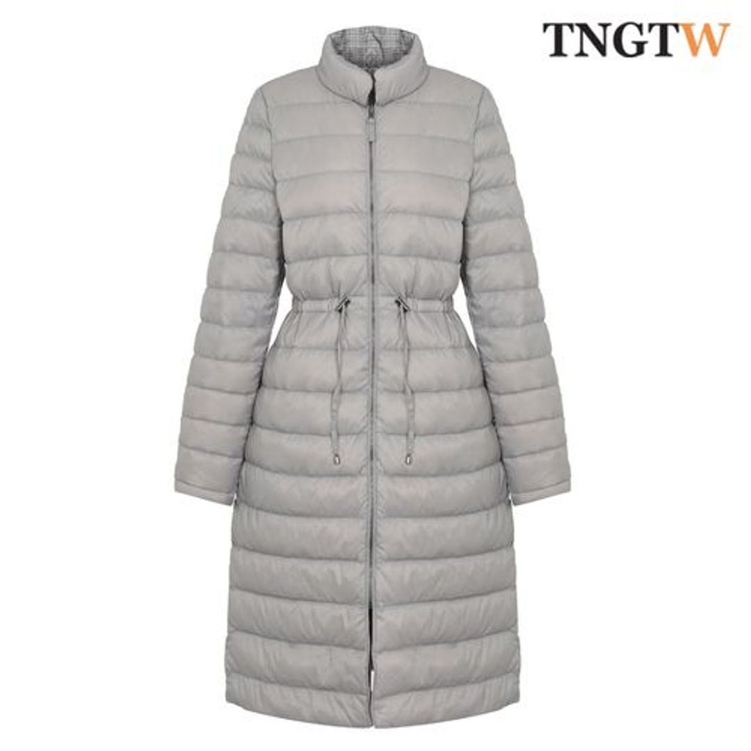 포스티 리버서블 허리스트링 덕다운 경량패딩그레이 Thu0cdw97hge