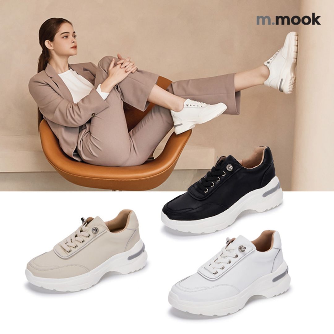포스티 무크 여화 릴리 키높이 스니커즈 3 Colors