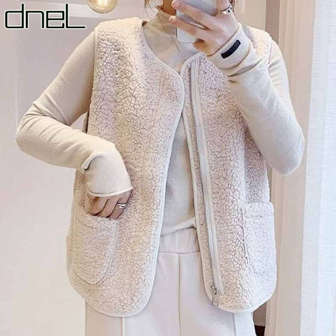 포스티 드넬 데일리양털조끼dwj23135a