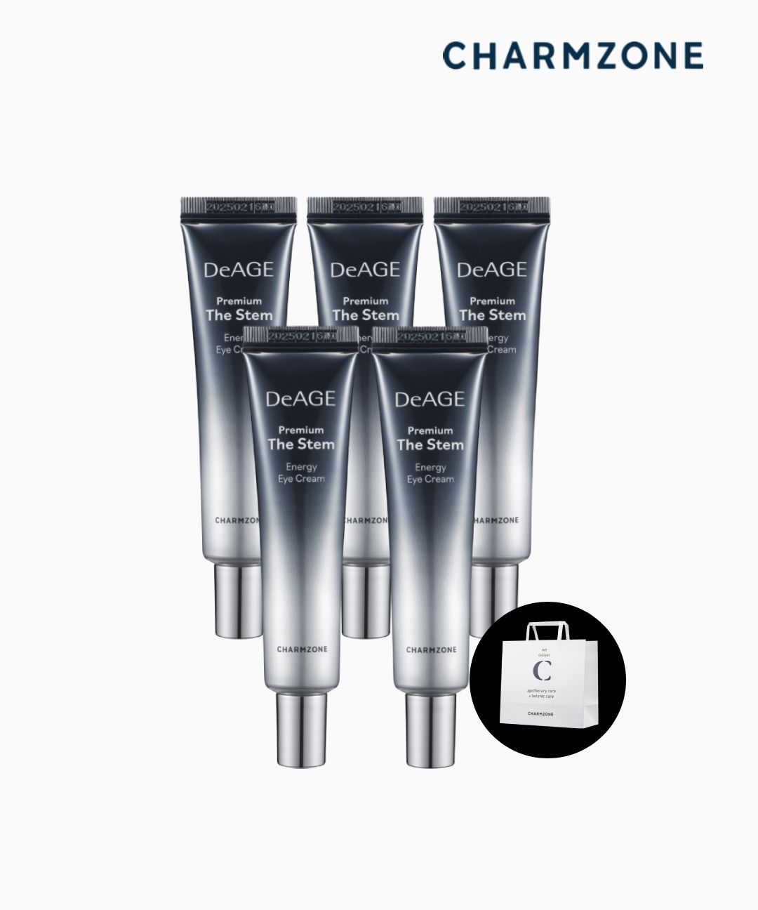 참존 디에이지 프리미엄 더 스템 에너지 아이크림 25ml X5