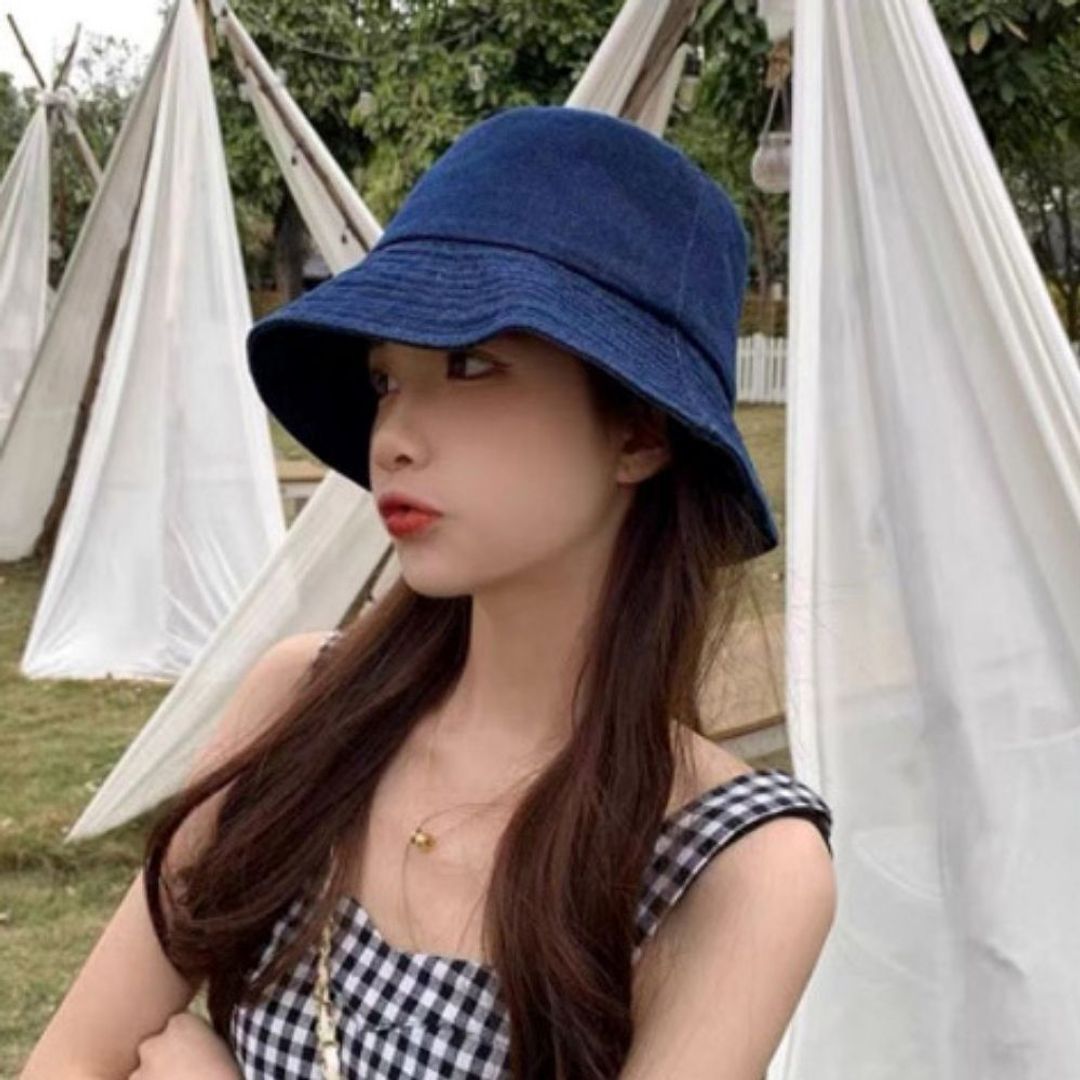 무료배송 Vip 데님 청 벙거지모자 남녀공용 버킷햇 캐주얼 패션코디 모자 패션 여성 여자