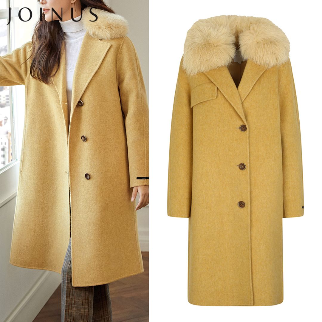 포스티 조이너스 폭스퍼 오버핏 핸드메이드 코트 Jw20fa3303793b