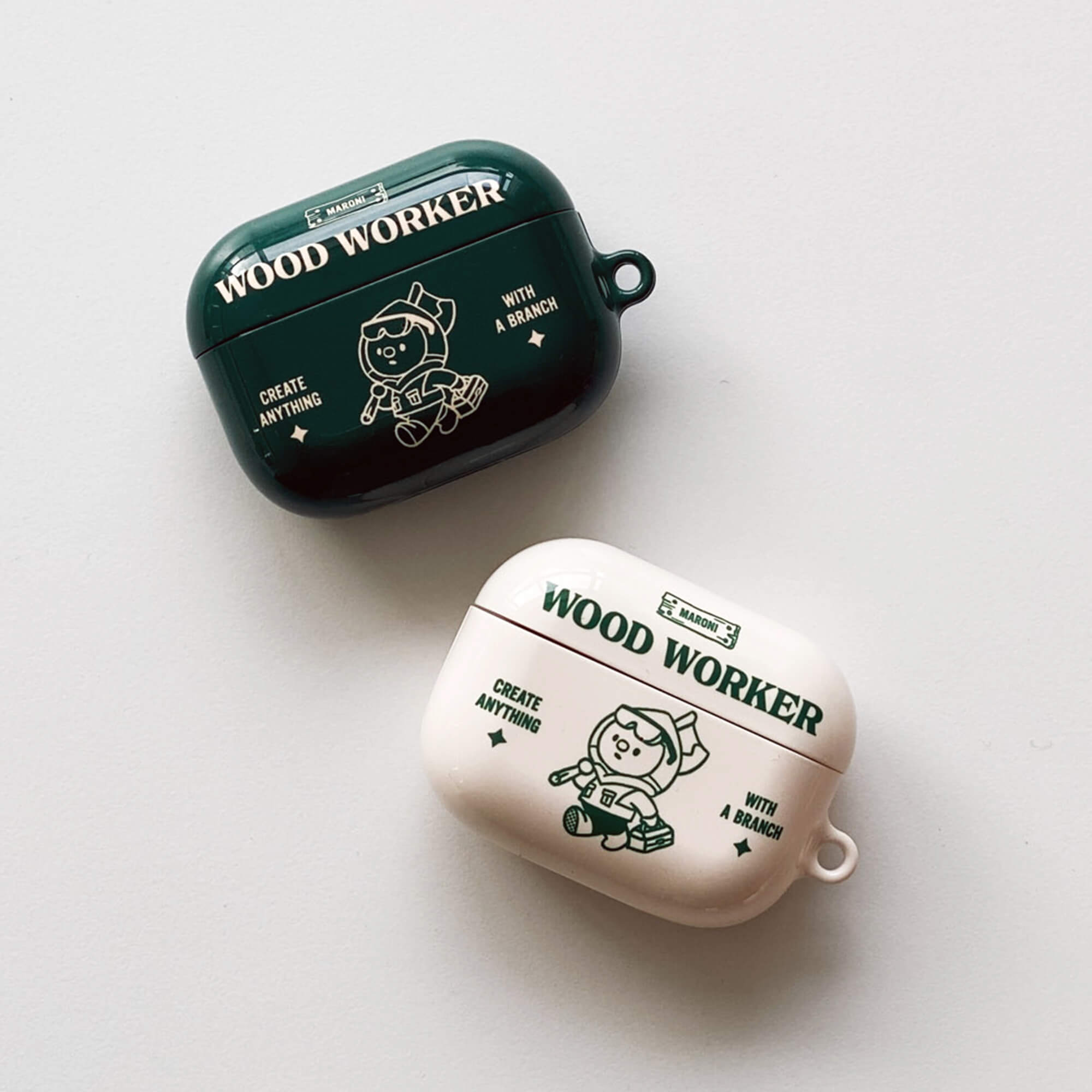 아보프렌즈 우드워커 마로니 에어팟 프로2 에어팟 4세대 에어팟 3세대 에어팟 프로 에어팟12세대 버즈3 버즈3 프로 케이스