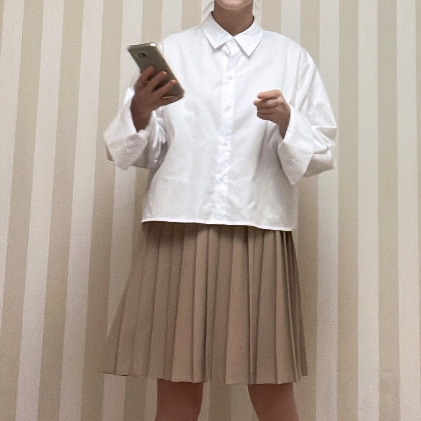 ~77 무릎기장 버뮤다 테니스 아코기언 주름치마 플리츠 밴딩 미디 스커트옆지퍼 뒷밴딩 하이웨스트 A라인