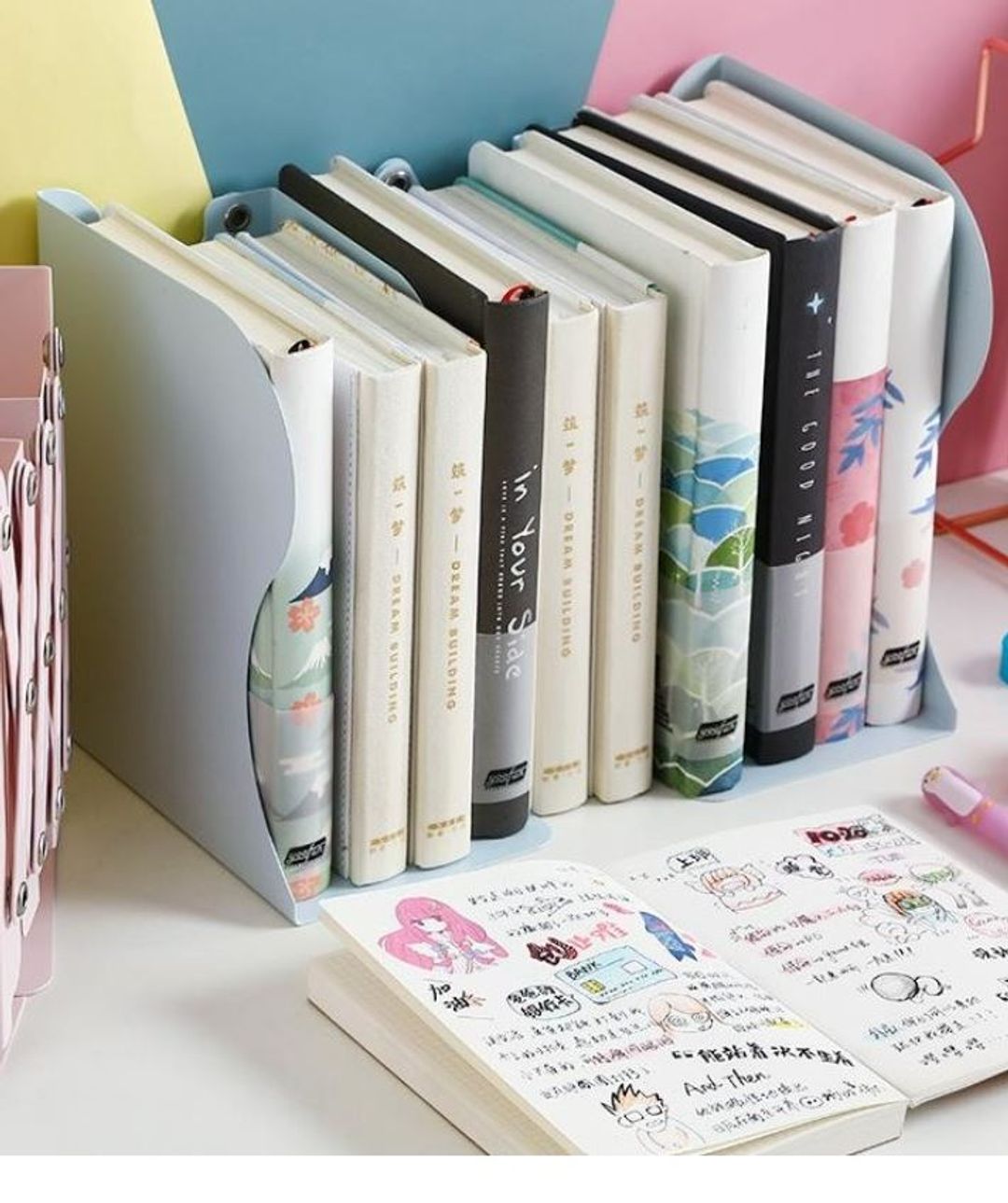 디자인 스테인레스 책꽂이💖 잡지 책 보관 수납 틈새 다용도 원룸 자취 기숙사 집들이