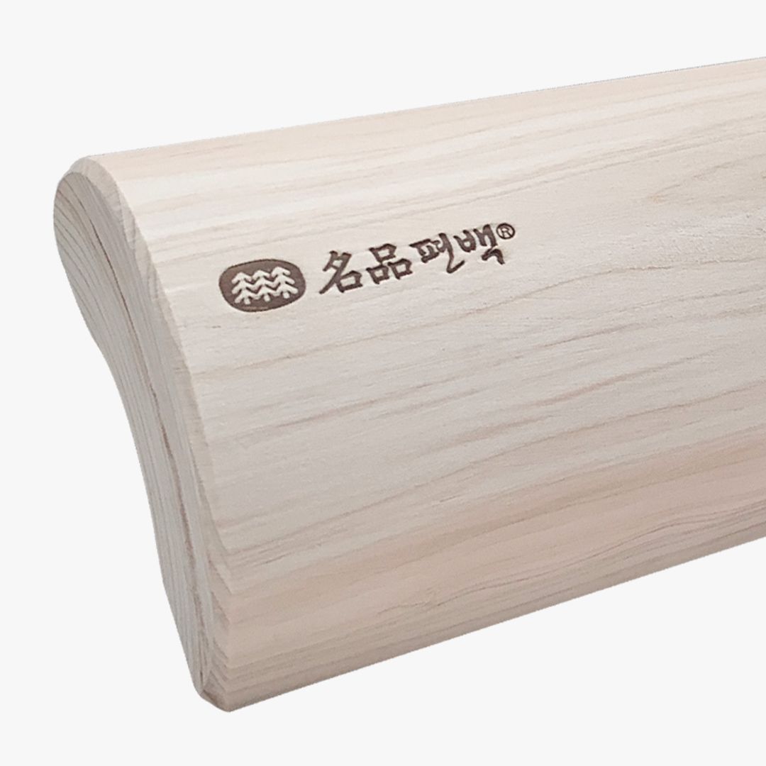 편백나무 목침 경침 50cm 통원목 베개 거북목경침