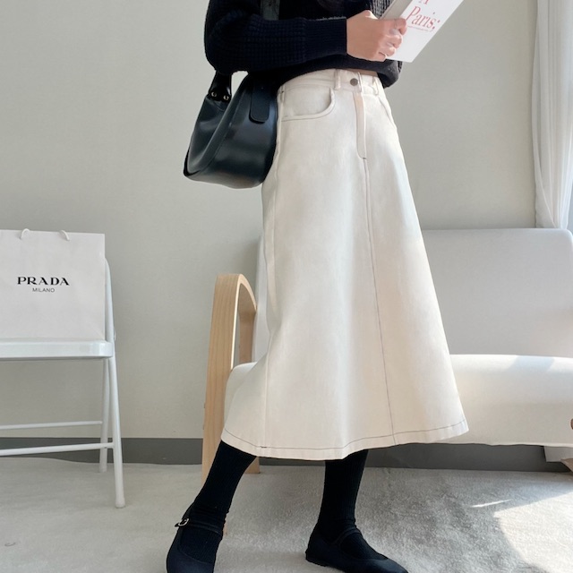 💗포근💗 크림 웜코튼 롱스커트 플리츠스커트코듀로이스커트울스커트니트스커트청치마골덴치마체크스커트플레어스커트겨울치마a라인스커트핀턱스커트모직스커트기모하객룩