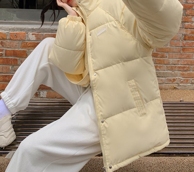 으니샵 세일 인기 예쁜색감5컬러 남여 오버패딩점퍼 연노랑 핑크 화이트 블랙 블루 남성패딩점퍼 여성패딩점퍼 오버핏 오버사이즈 커플패딩점퍼 비비드패딩점퍼 파스텔패딩점퍼 겨울