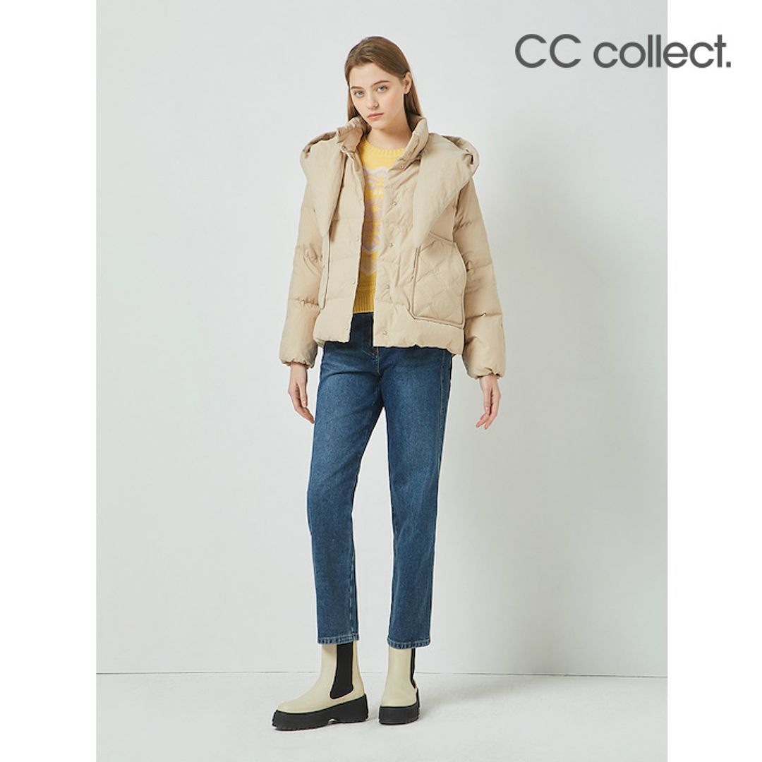 포스티 Cc콜렉트 디테쳐블 후드 구스 다운 점퍼 Pec214psg808