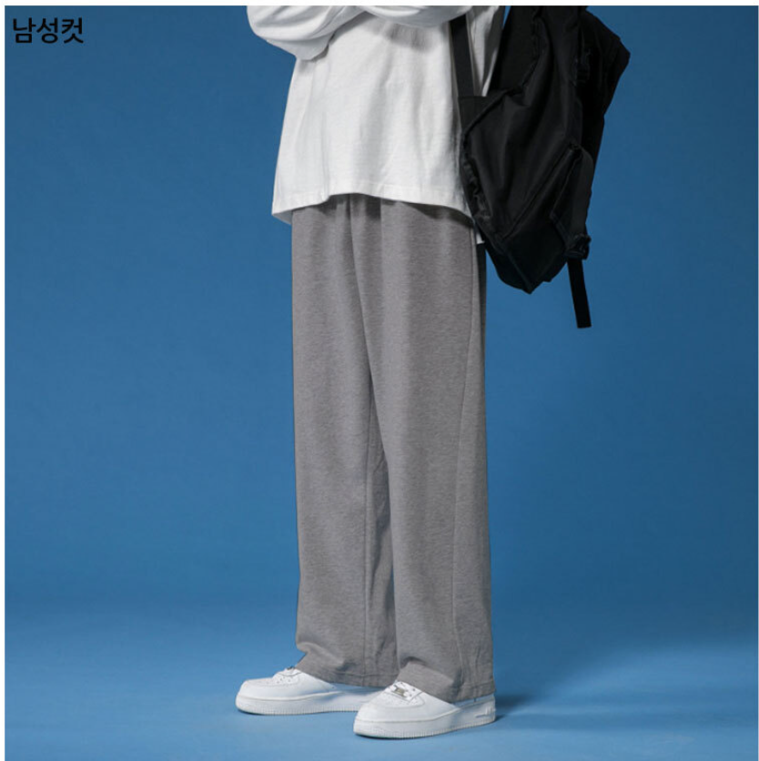 으니샵 5사이즈 기모통일자츄리닝바지 남여공용 기모바지 기모츄리닝바지 통일자 통바지 와이드팬츠 남성기모바지 남자기모바지 츄리닝바지 트레이닝바지 기모안감 여성기모바지 여자