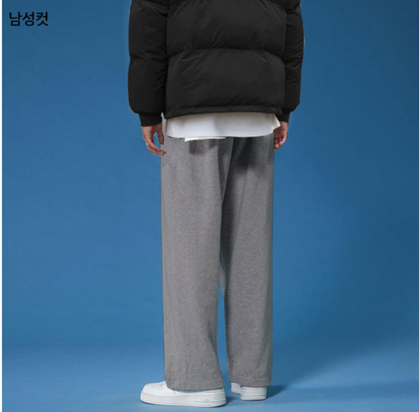 으니샵 5사이즈 기모통일자츄리닝바지 남여공용 기모바지 기모츄리닝바지 통일자 통바지 와이드팬츠 남성기모바지 남자기모바지 츄리닝바지 트레이닝바지 기모안감 여성기모바지 여자