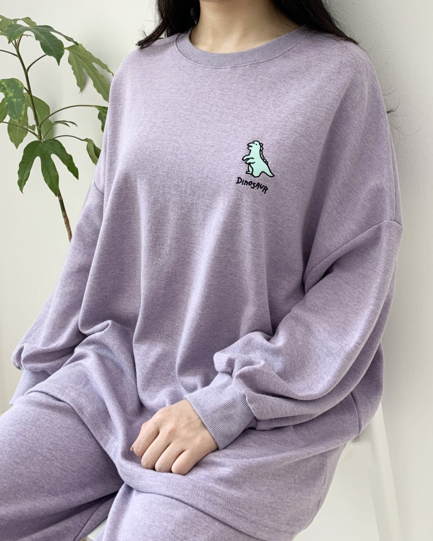 3color코디세트 보네스 프린팅 자수 기본 심플 베이직 맨투맨 티셔츠 상의 고무줄 바지 편한 예쁜 하의 투피스 데일리 캐주얼 러블리