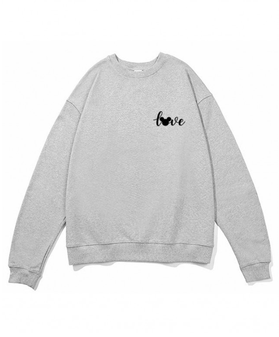 M~4xl 남여러브맨투맨 남여공용 남성맨투맨 러브 하트 데일리 커플맨투맨티셔츠 커플티 남자맨투맨티셔츠 여자맨투맨티셔츠 여성맨투맨 중고등학생 학생맨투맨 단체티셔츠 커플룩