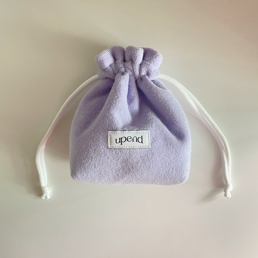 어펜드 Terry String Pouch (lavender)