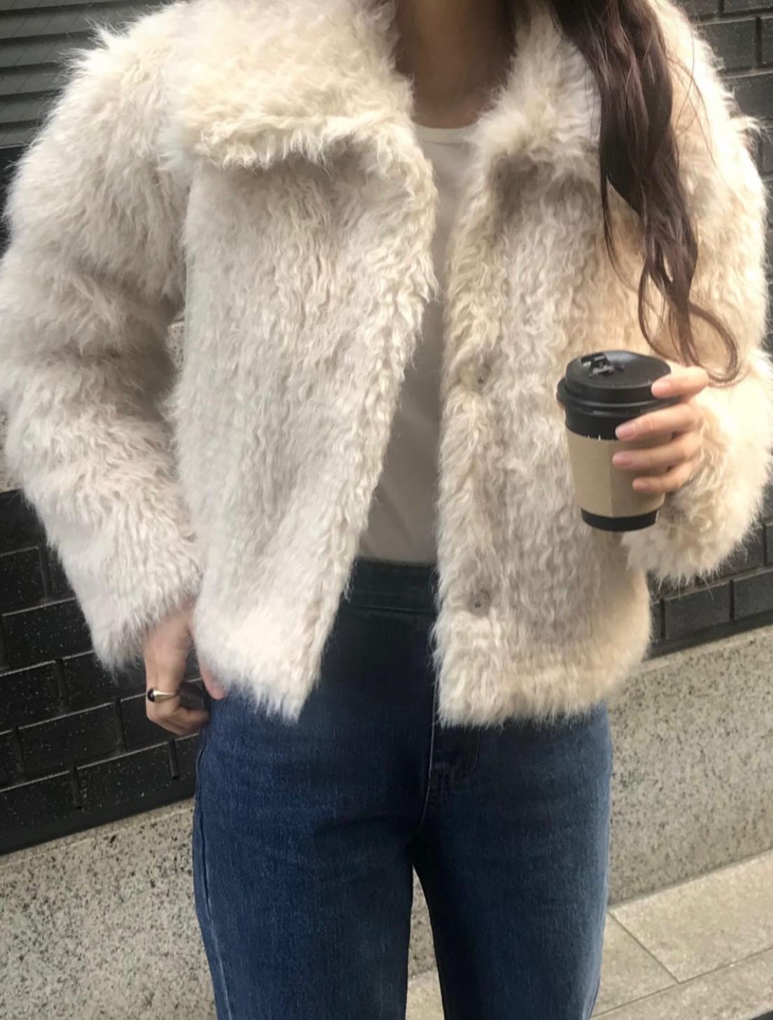 나우어데이즈 (재진행) founders 파운더스 셰기 퍼 자켓 울 카라 싱글 jk (3col)