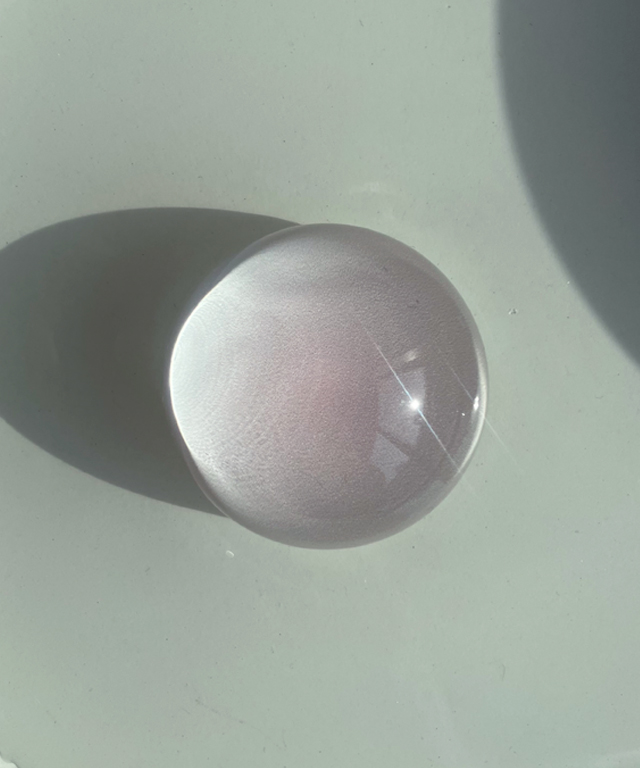 유스스피릿 반구톡 겨울 핑크노을 안개 베이비핑크 그라데이션 자연시리즈 감성무드 아이폰 문진톡 스마트거치대 커플템 우정템 겨울템 구슬톡 반구톡 스마트톡 핸드폰케이스