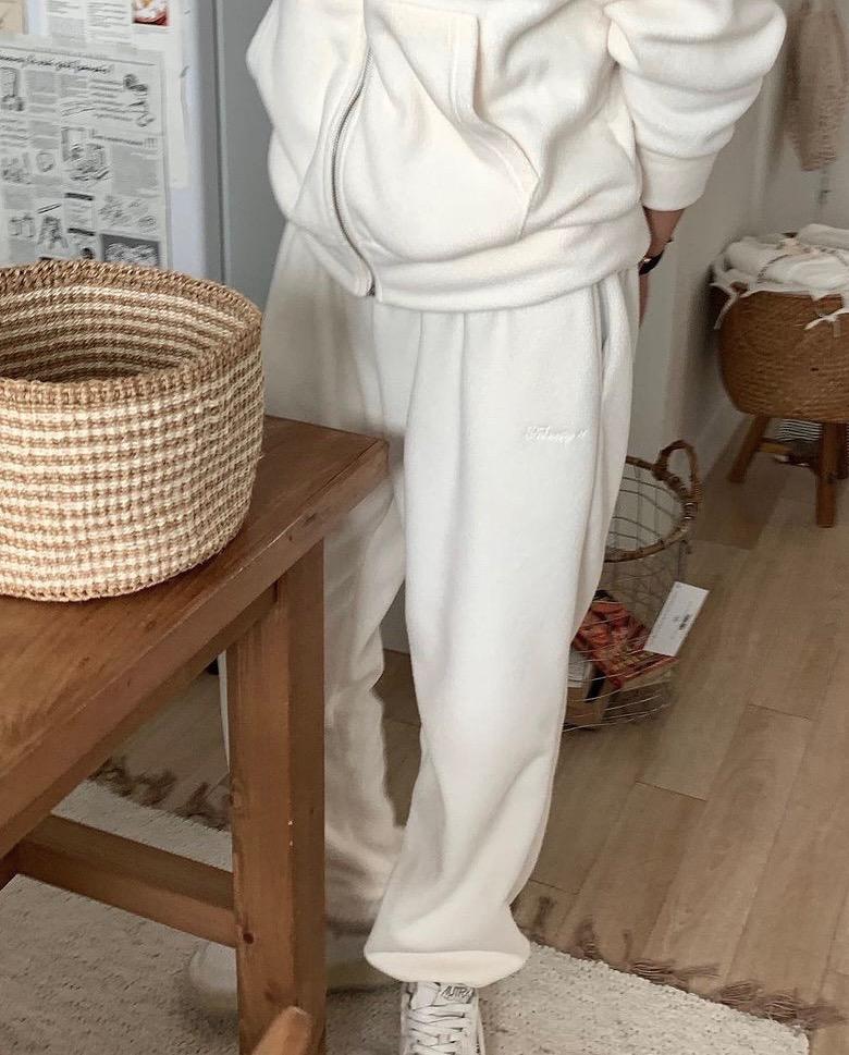 나우어데이즈 Feb11 페브러리 플리스 팬츠 밴딩 추리닝 조거 바지 세트가능 (3col)