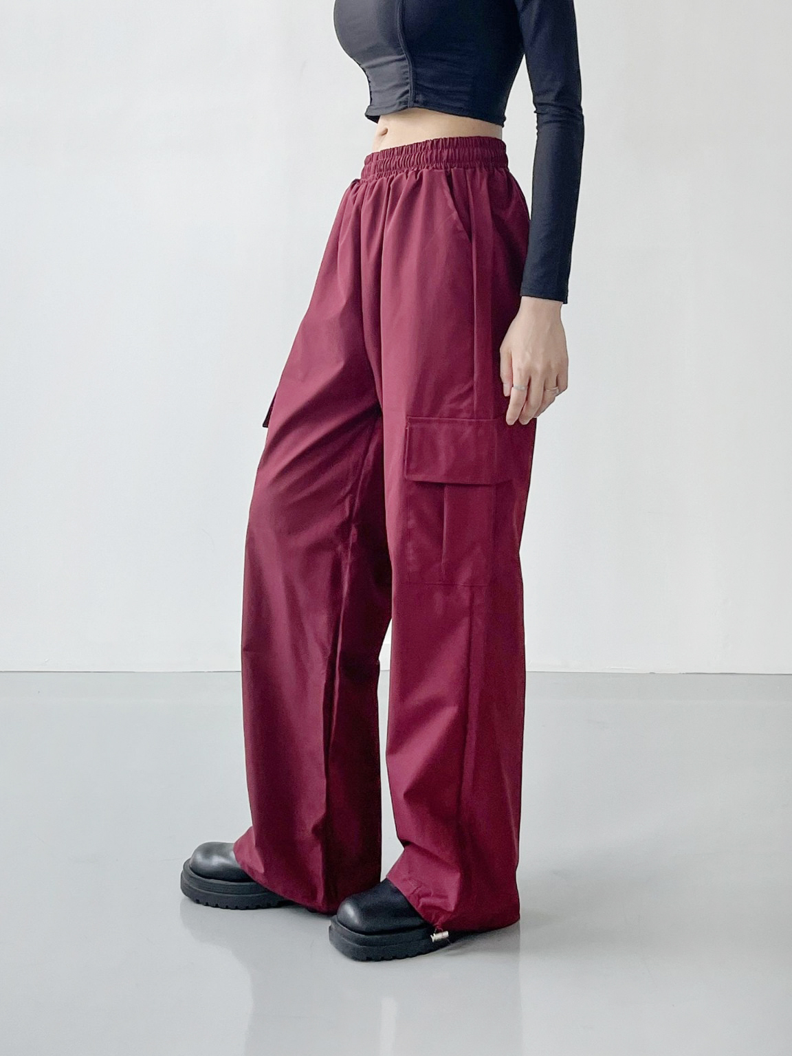 베베리안 [1+1할인/당일발송]Y2K 조거/와이드 카고 스트링 팬츠 6color 3size