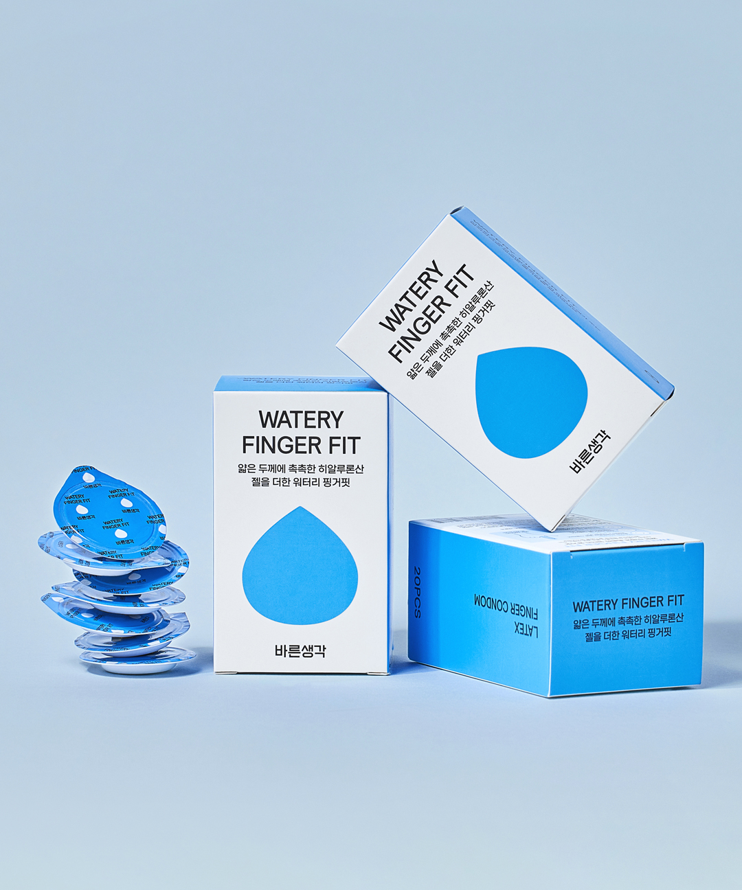 바른생각 [1+1] 워터리 핑거핏 1BOX (20P)