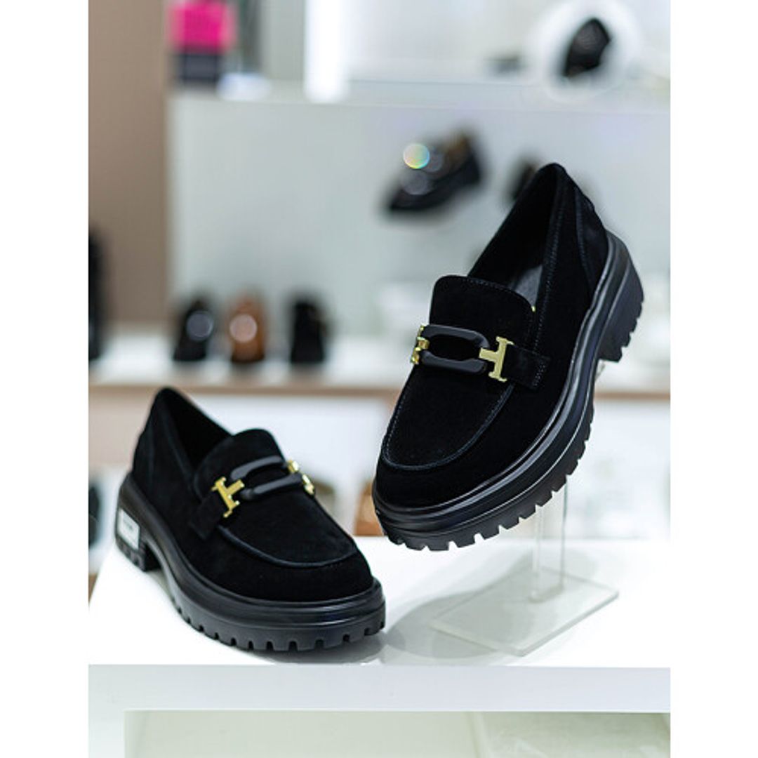 포스티 탠디 여성 옥스퍼드 슈즈 G23406 블랙 5cm