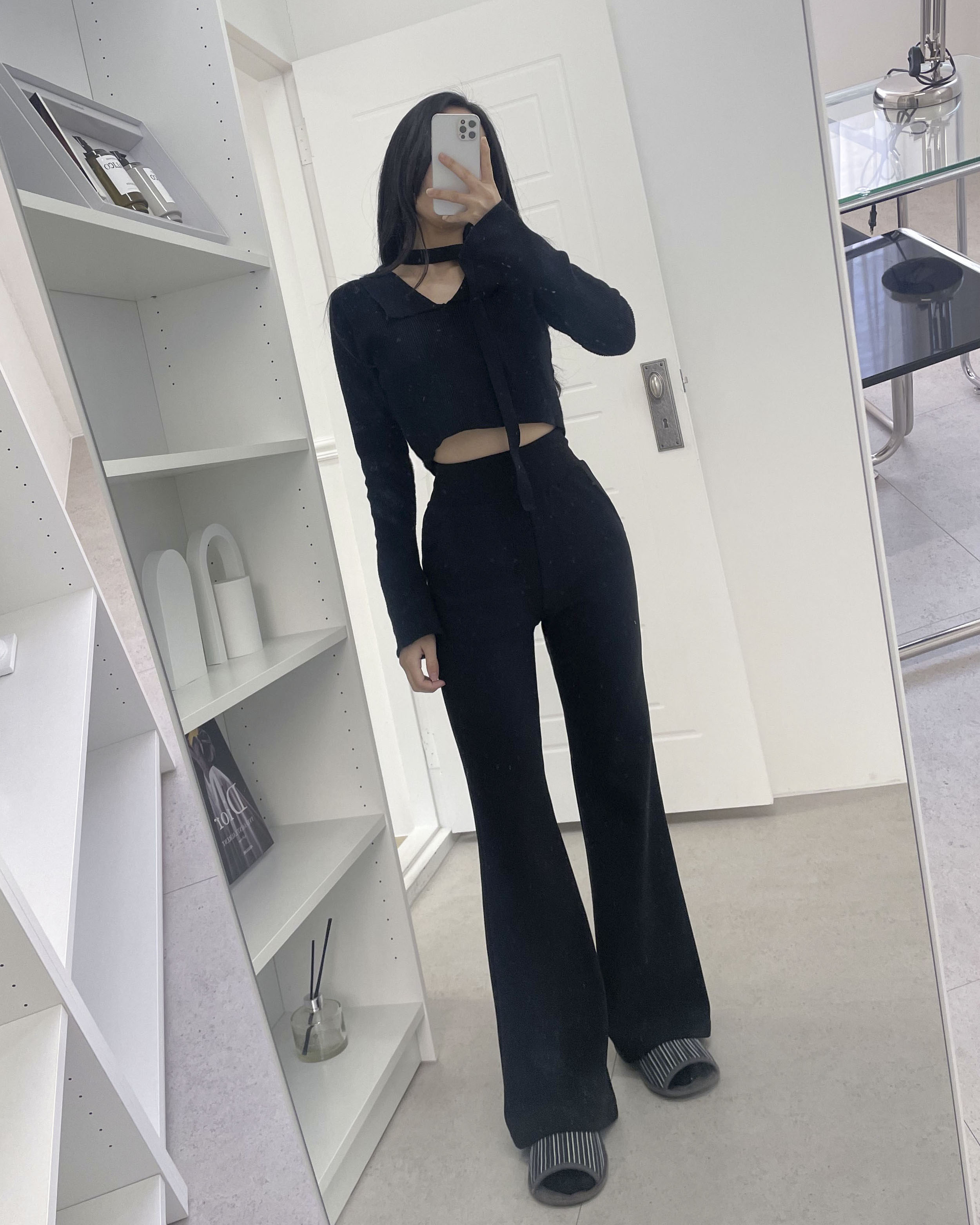 키작녀강추개미허리핏 부츠컷 슬림 슬랙스 허리쏙 히든밴딩 롱팬츠 키작녀 하이웨스트 팬츠 코르셋 스판 바지