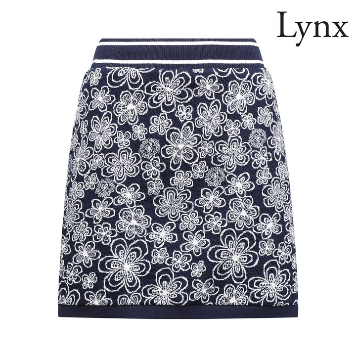 포스티 여성 플라워자카드 져지 스커트 L21c1pc399na
