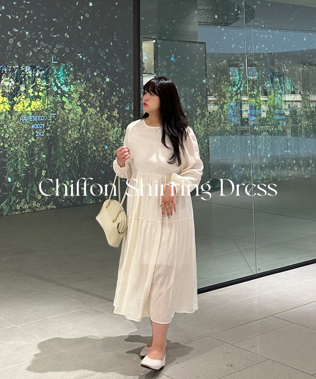 55 88 L 쉬폰 셔링 원피스2colors 캉캉 쉬폰 셔링 원피스 쉬폰 롱원피스 빅사이즈 원피스 하객 원피스 여리핏 원피스 퍼프 셔링 쉬폰 원피스