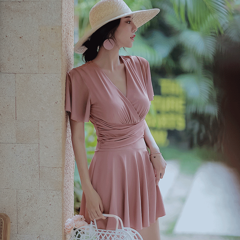 [완벽 체형커버] 로그미 원피스 수영복 M-3XL