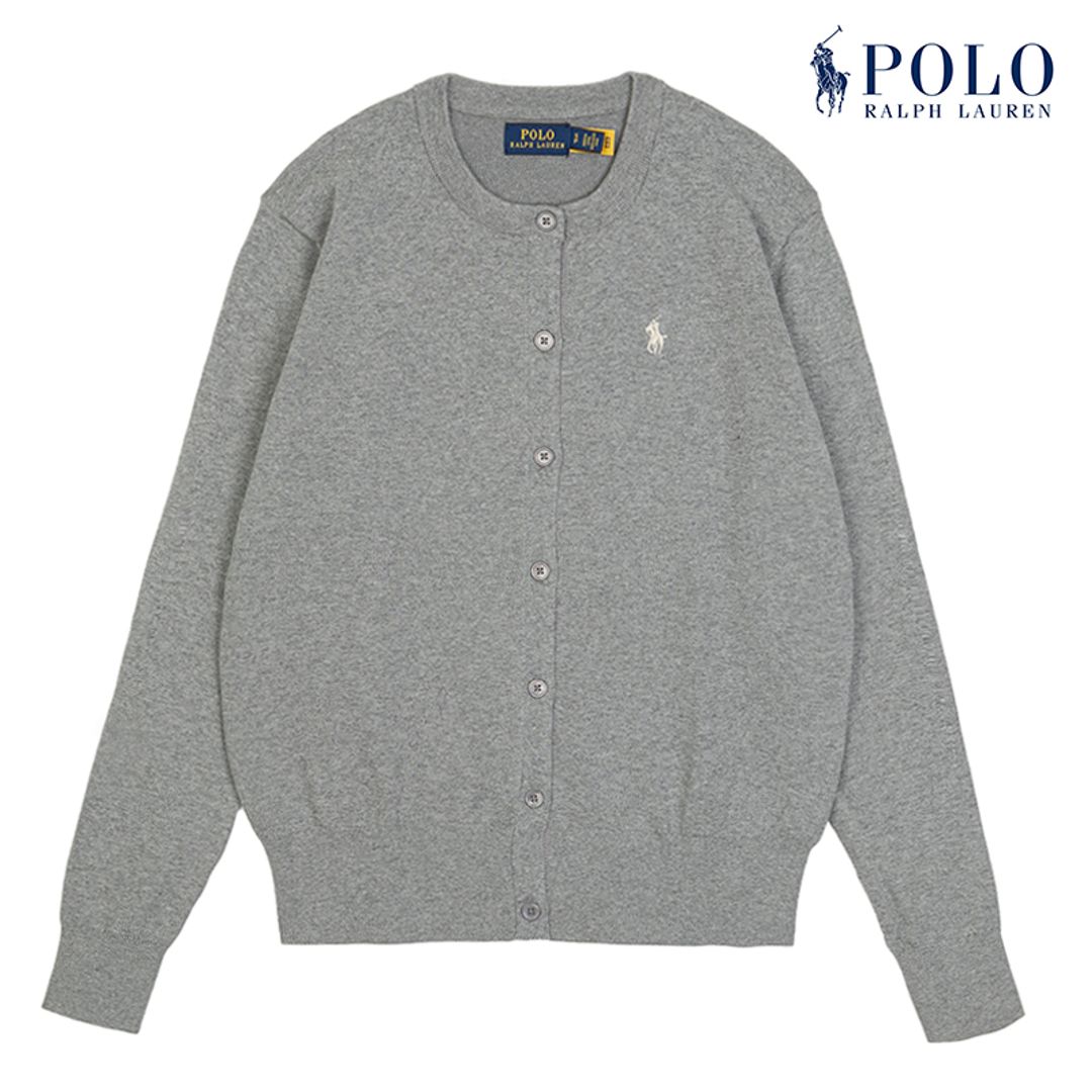 포스티 Polo Ralph Lauren 폴로 랄프로렌 여성 코튼 블렌드 가디건 그레이