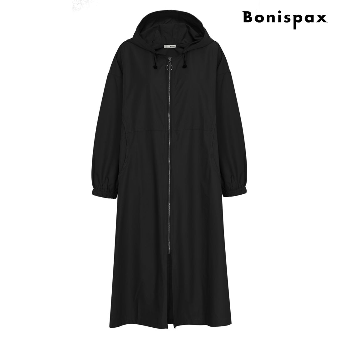 포스티 보니스팍스 사이드 라운드스트링 후드 롱 점퍼 Mm61jp084