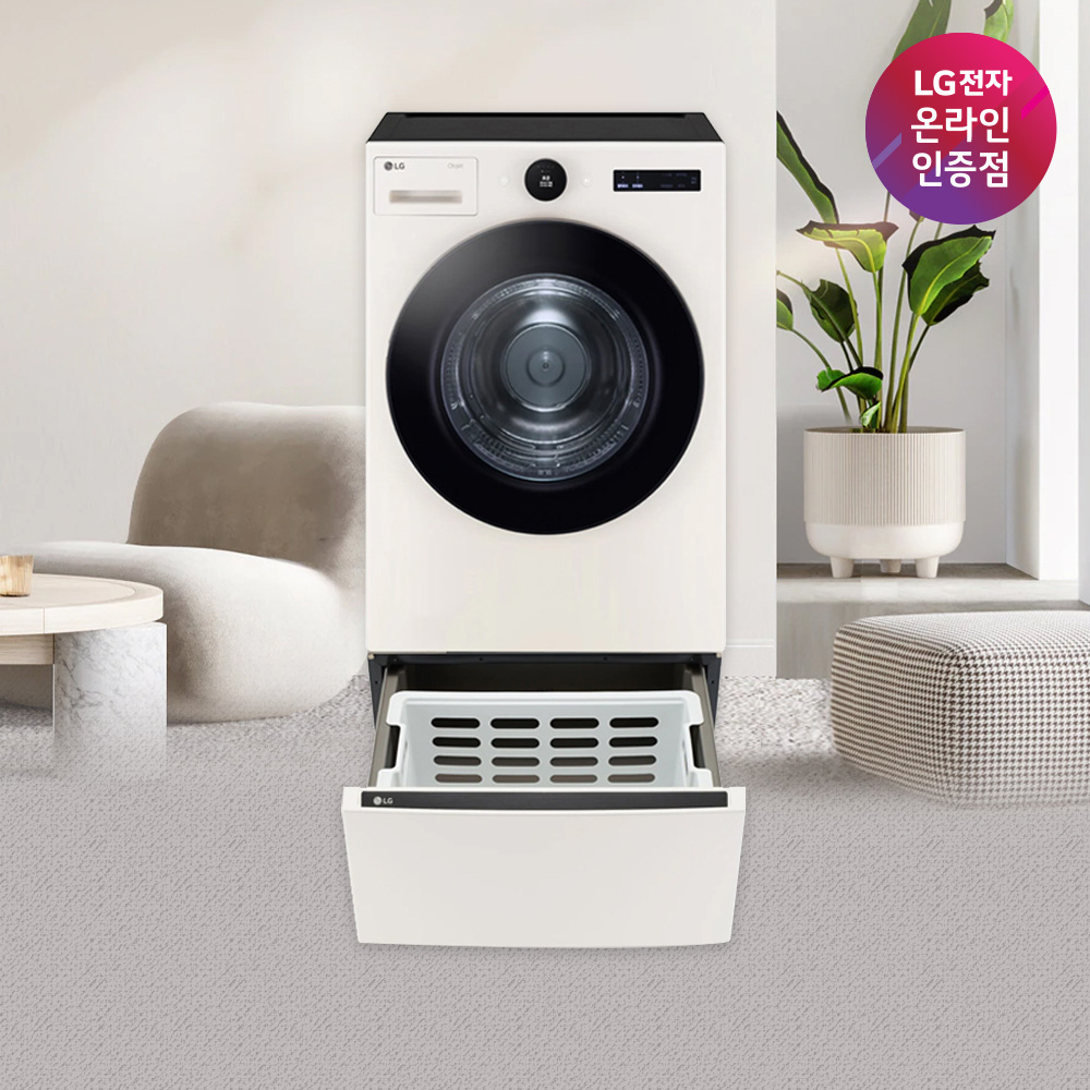 엘지전자공식대명유통 LG전자 트롬 건조기 수납장 RD20ENEF 건조20kg (RD20ENE+FP7E)