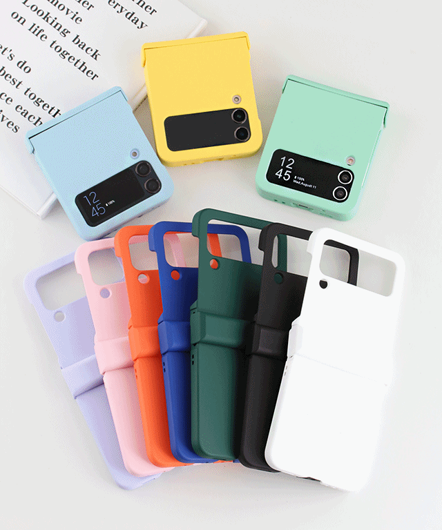 주얼리에이치 Z플립6추가 파스텔 제트플립 힌지 케이스 지문방지 보호 커버 플립3 플립4 플립5 플립6 Z플립4 갤럭시 지플립4 지플립3 제트플립5 지플립5 지플립6