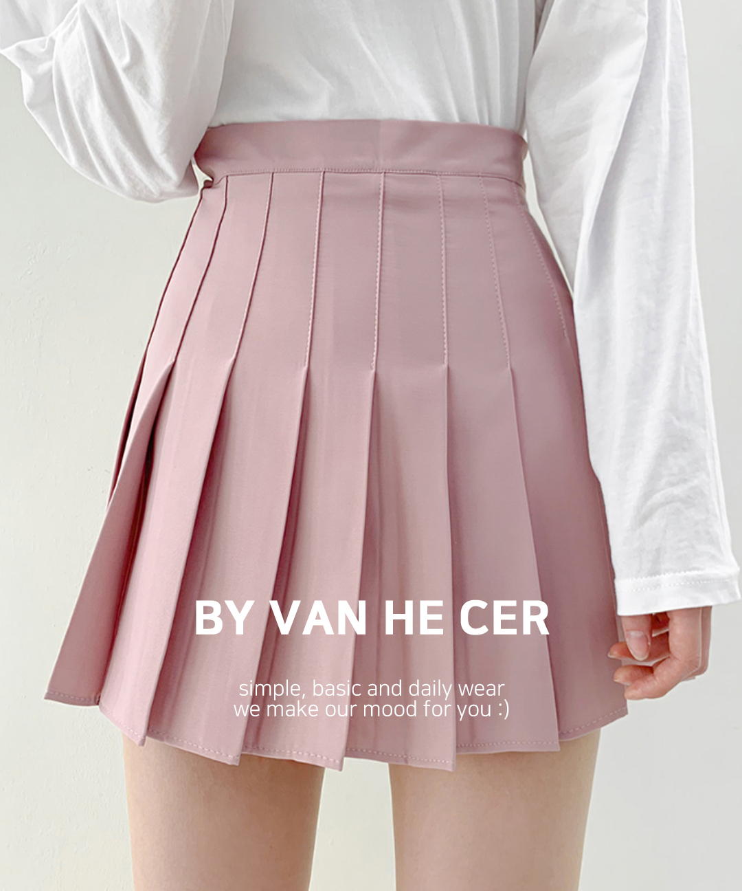 반해써 [S~XL] 플리츠치마 미니스커트 테니스스커트 P#YW019