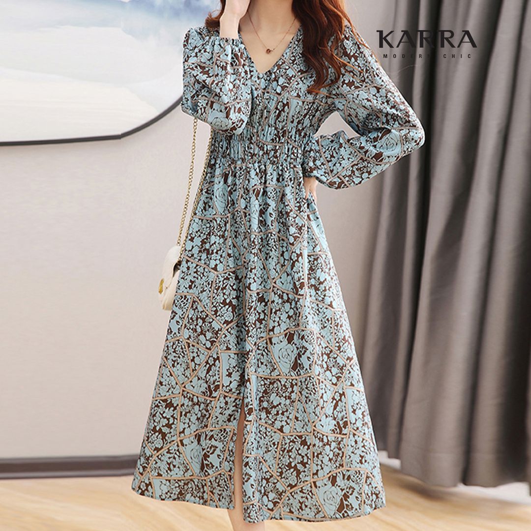 포스티 Karra 민트프린팅브이넥원피스a3f0600