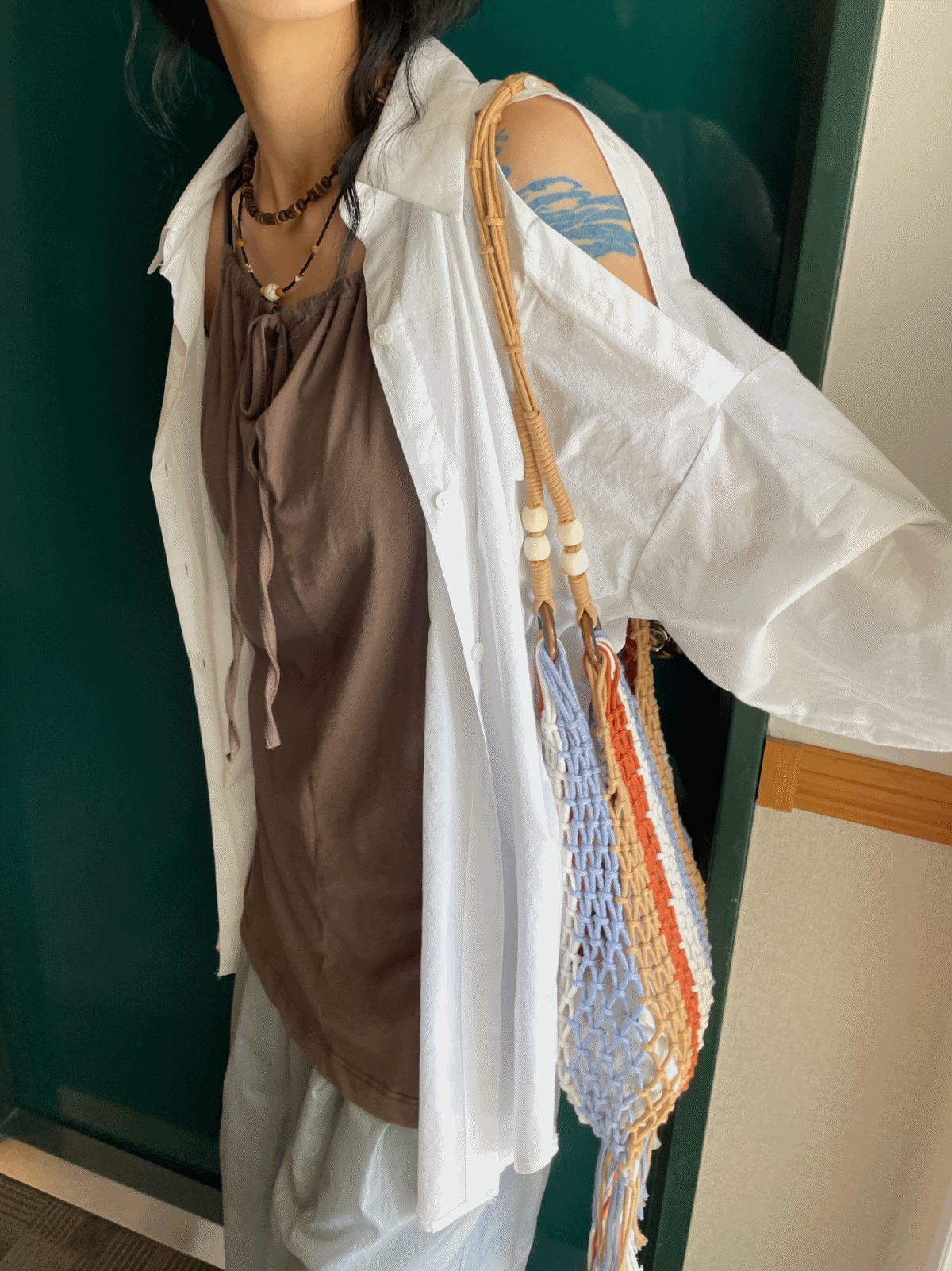 shoulder open shirts