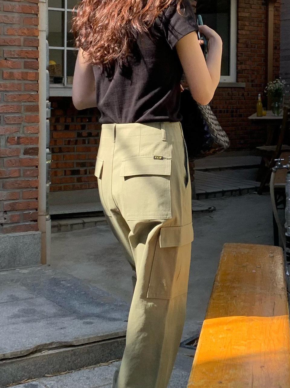 르포렛 (3 color) 플라넬 fllanel 카고 팬츠