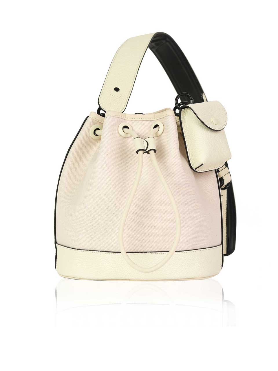 플루하 카쉬 버킷백 라지 오프화이트 KSBCL-OW