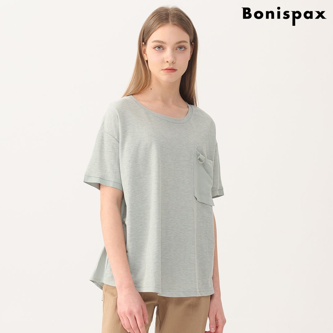 포스티 보니스팍스 포켓배색티셔츠 Mm74ts044