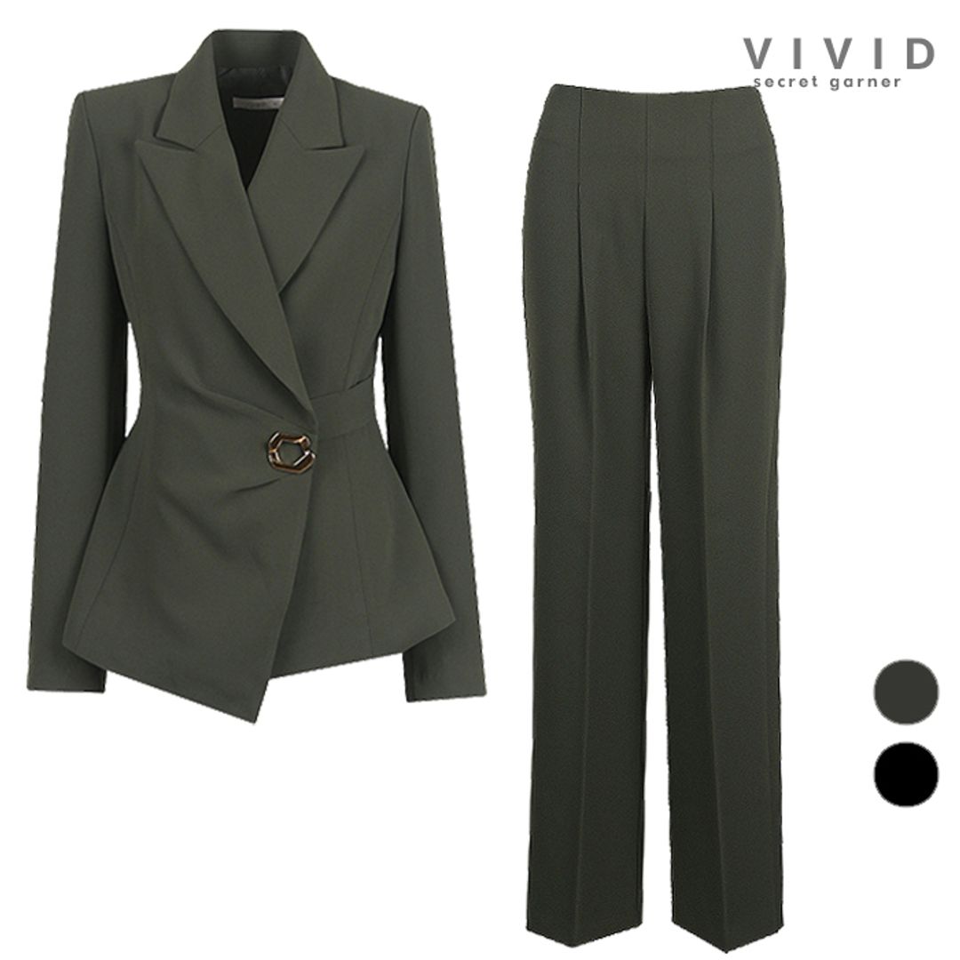포스티 Vivid Set 여성 모던2 정장자켓팬츠 봄가을 세트
