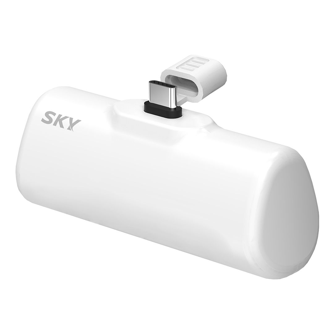 당일발송 11 스카이 필 X12 미니 일체형 도킹 보조배터리 5000mah C타입 아이폰 8핀