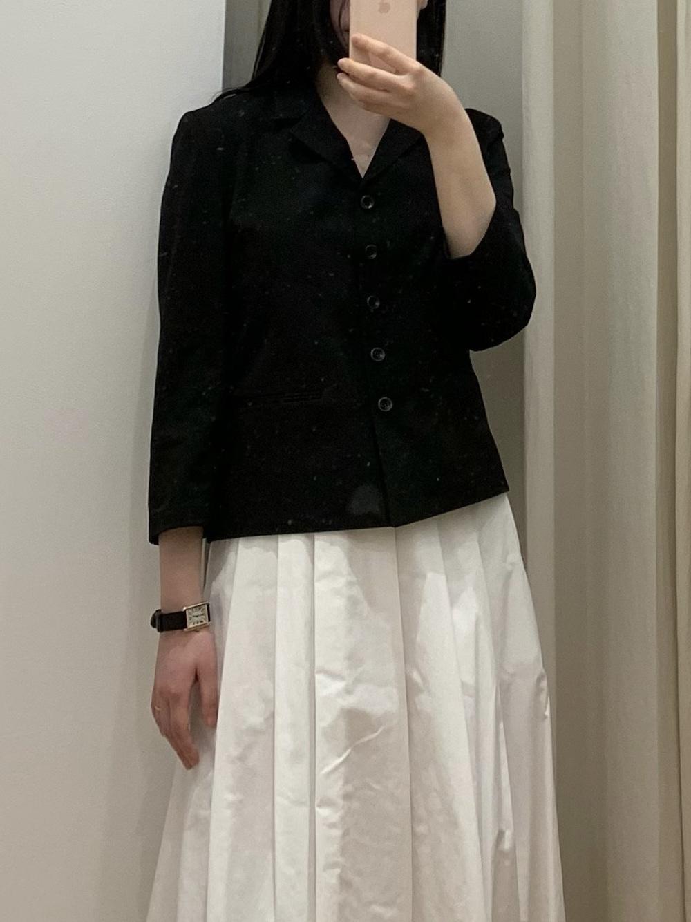 fllanel 플라넬 캐롤린 자켓 코튼 린넨 긴팔 카라 홑겹 싱글 숏 jk (2col)