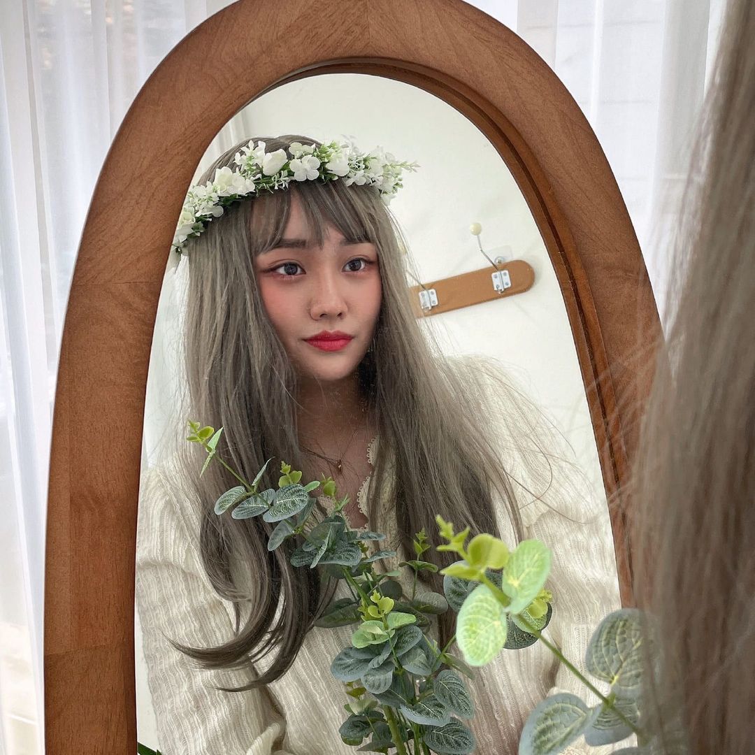 셀프웨딩 인생화관 은방울꽃 조화 웨딩소품 흰색화관 브라이덜샤워