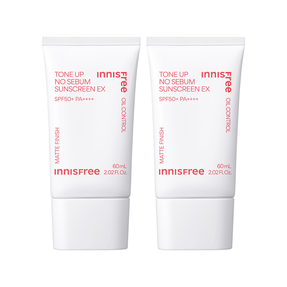 이니스프리 [2개] 톤업 노세범 선스크린 EX 60mL