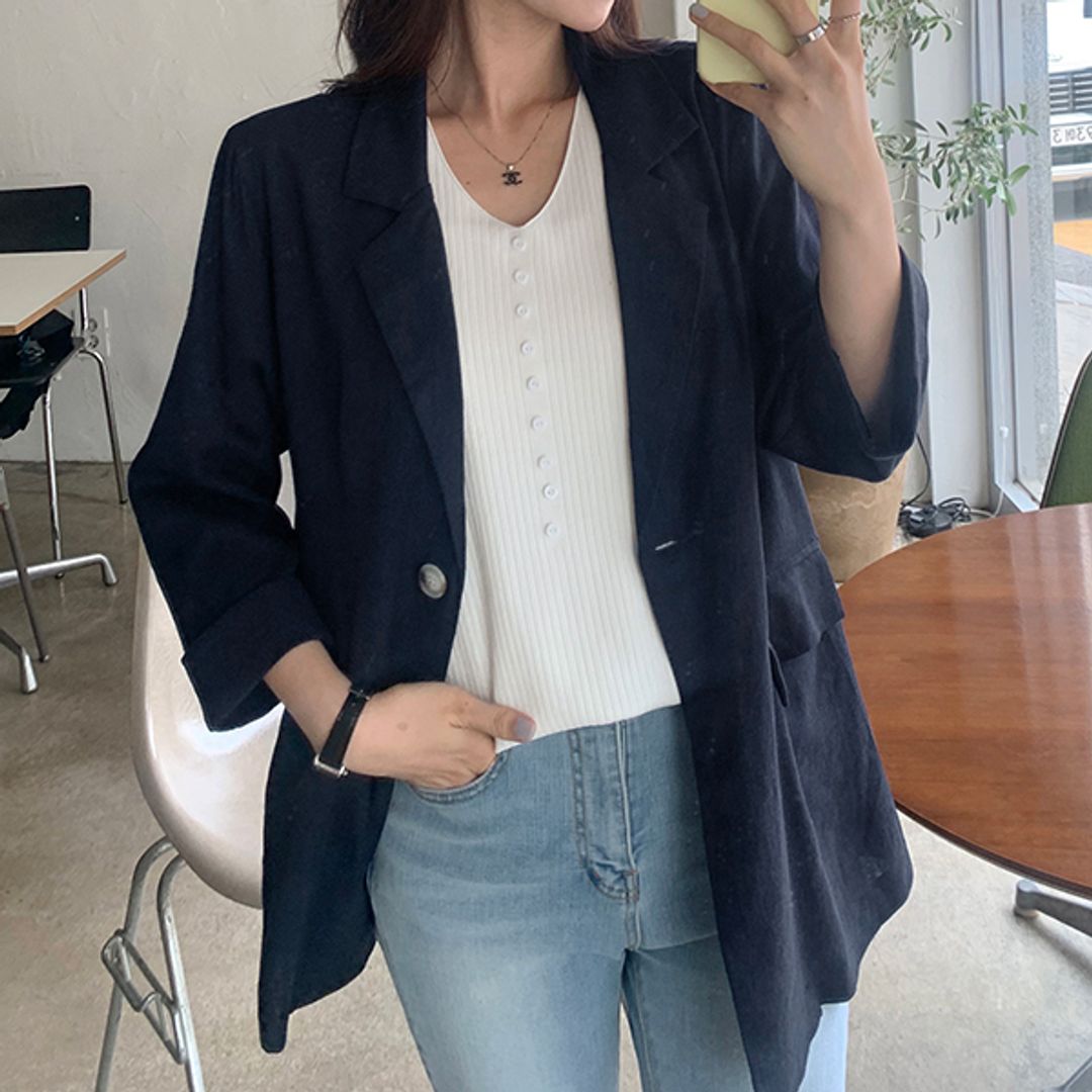 마이더스비 특가 애쉬 데일리 심플 자켓