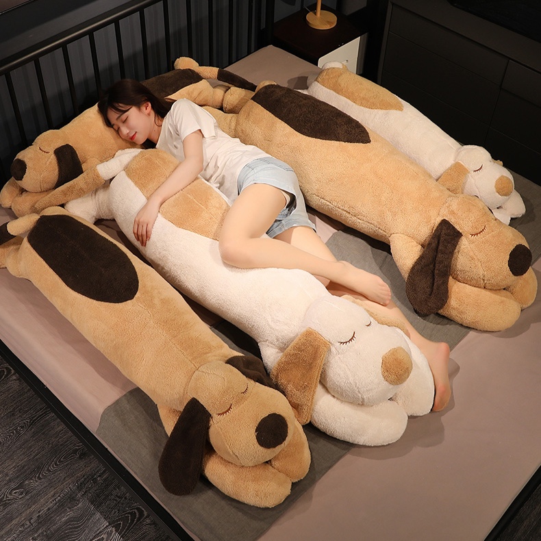 부카즈 bookaz 빅댕댕이 바디필로우 안고자는 강아지 대형 베개 롱쿠션 집순이 선물