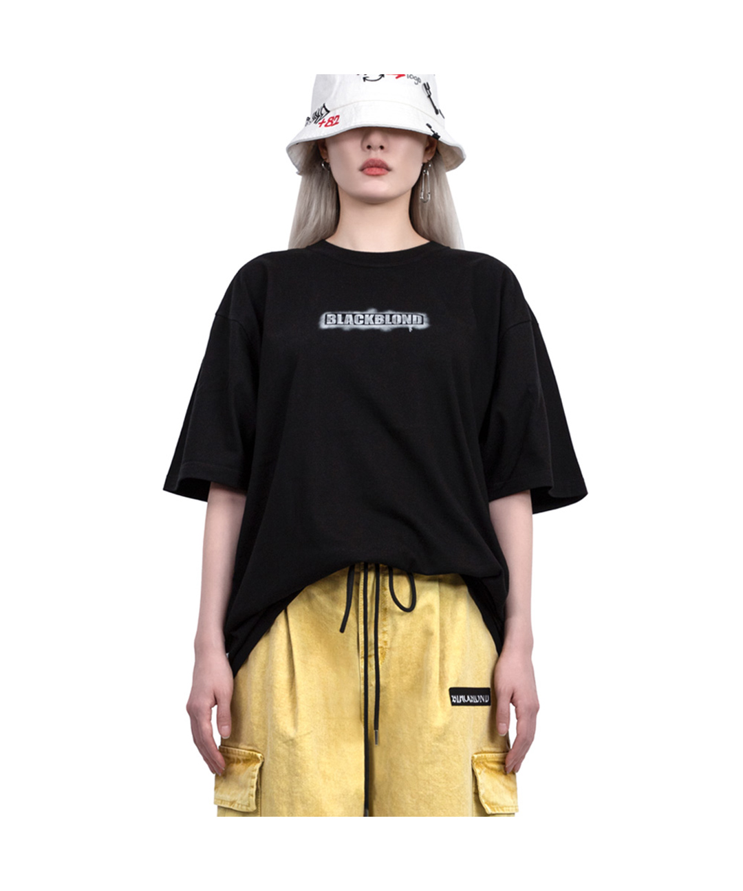 BBD Spray Masking Logo T-Shirt (Black)